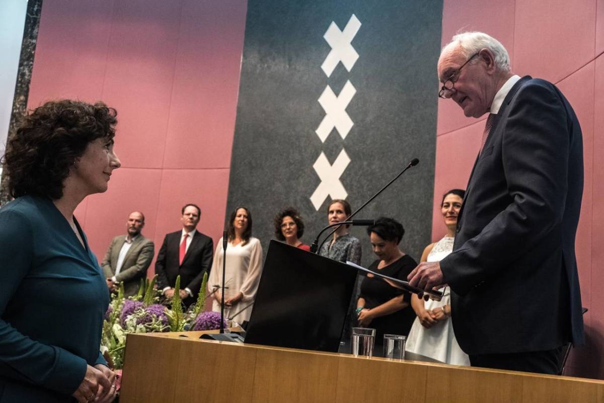 Amsterdam gets its first female mayor: Femke Halsema sworn in ...