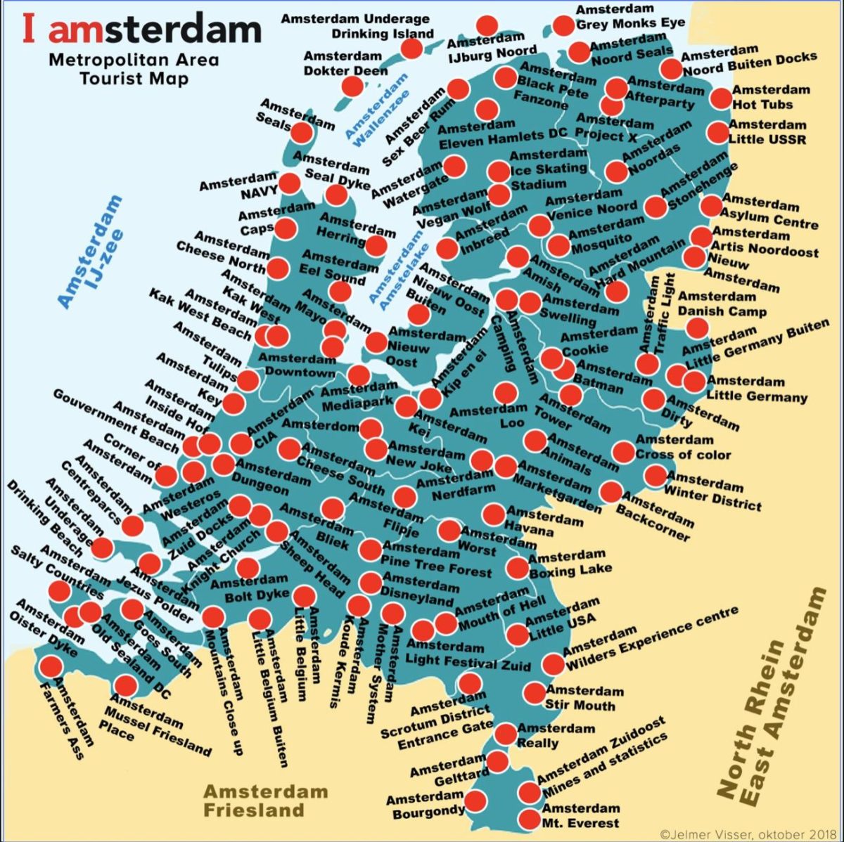 What's in a name? The new tourist map of Amsterdam - DutchNews.nl