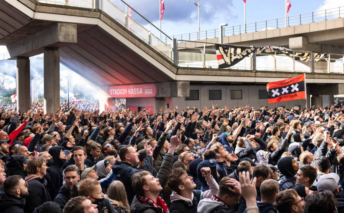 Arrests as 12,000 Ajax fans defy corona rules to celebrate title win ...