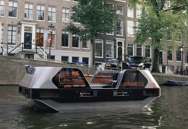 Back to the future: self-driving boats to ease Amsterdam congestion ...