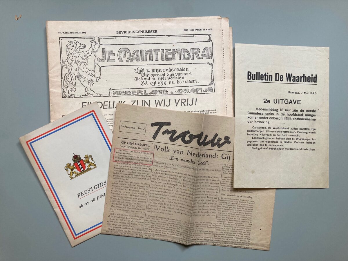How an old archive cabinet revealed a hoard of WWII newspapers ...
