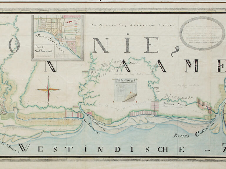 Leiden library buys rare map of Suriname in colonial times - DutchNews.nl