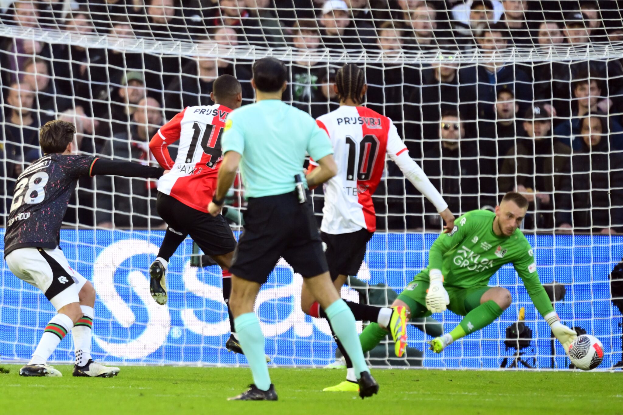 Feyenoord win bruising Dutch cup final halted twice by fireworks ...