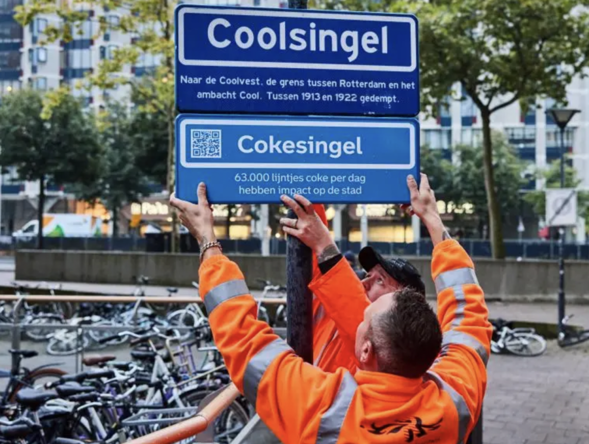 Rotterdam's drug-related street signs are a catch for collectors ...