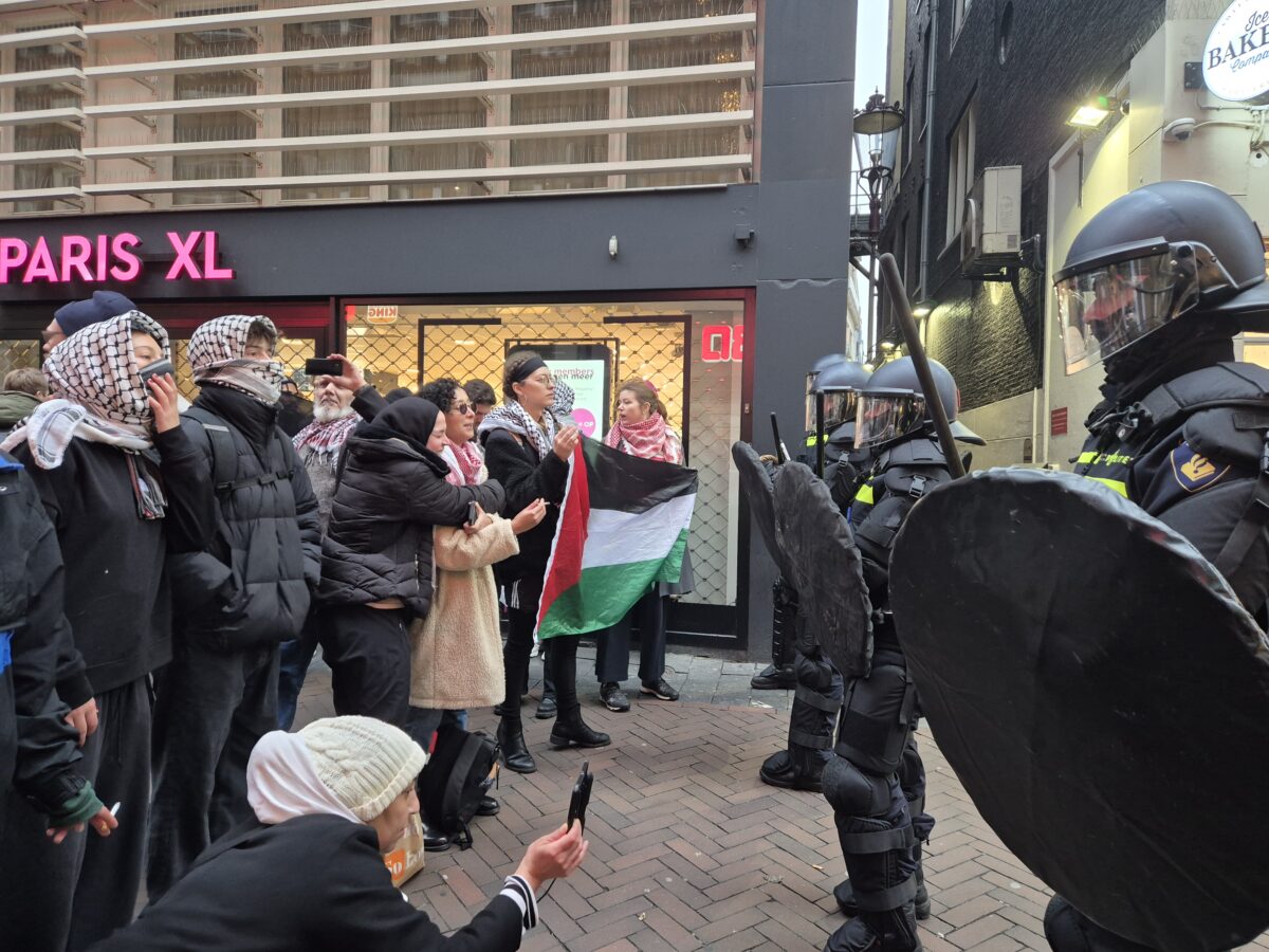 Protesters arrested for defying demonstration ban in Amsterdam ...