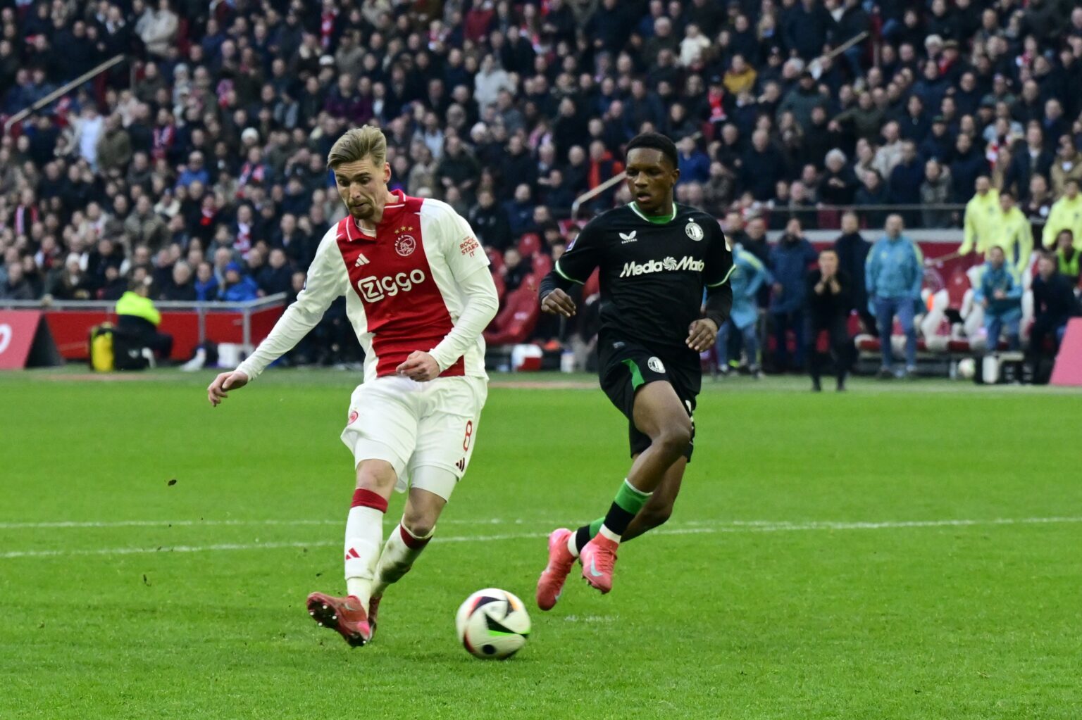 Late Taylor winner for Ajax opens up title race as PSV implode ...