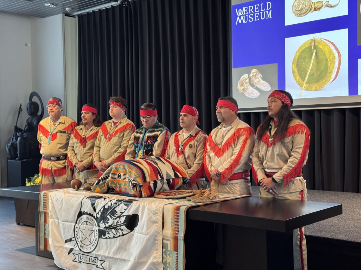 Winter drum returns: Dutch restitute tribal objects to Texas - DutchNews.nl