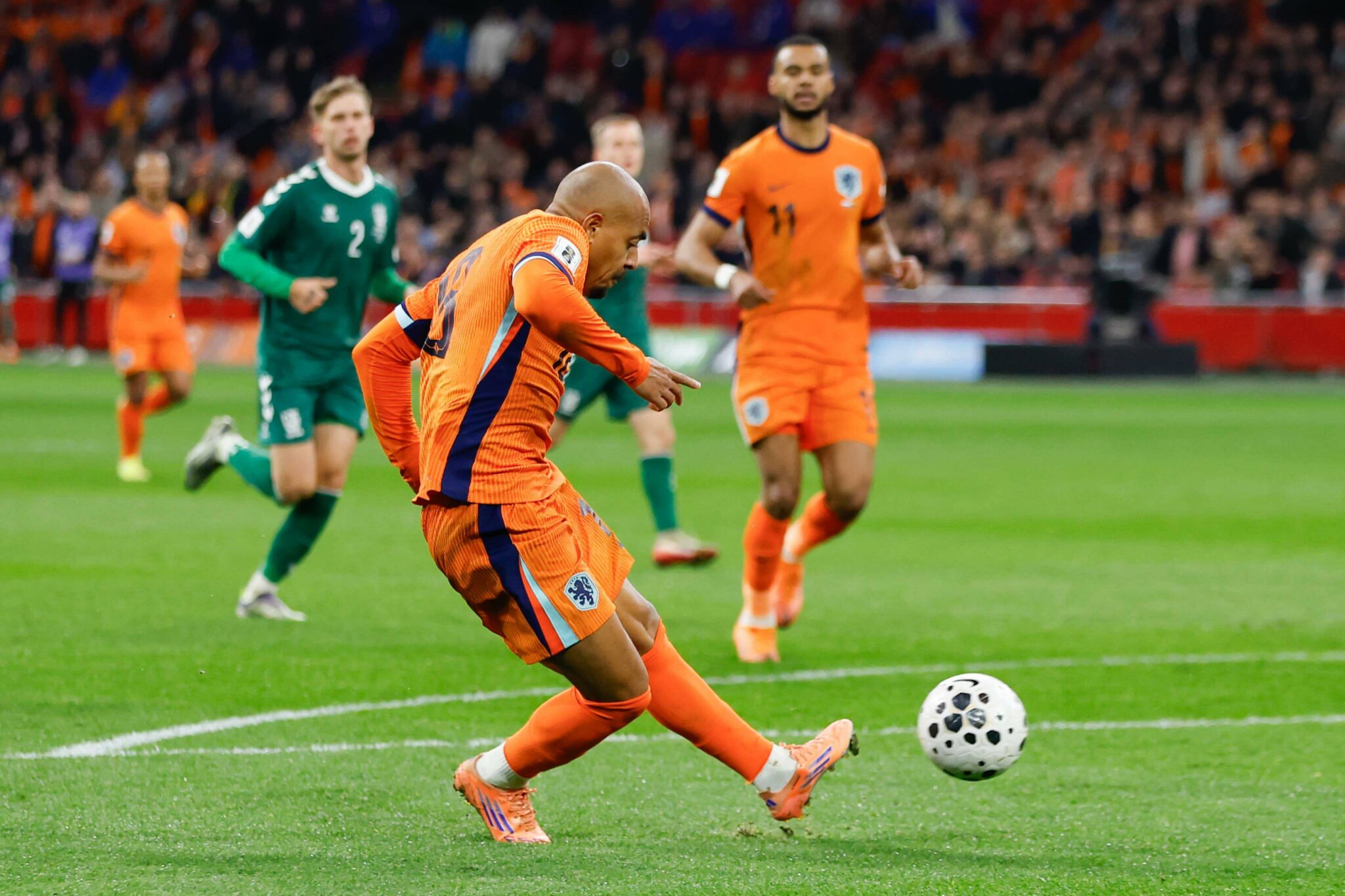 Rapid-fire Oranje reach World Cup with 4-0 win over Lithuania ...